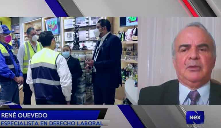 René Quevedo: «El sector privado perdió un tercio de sus trabajadores ...