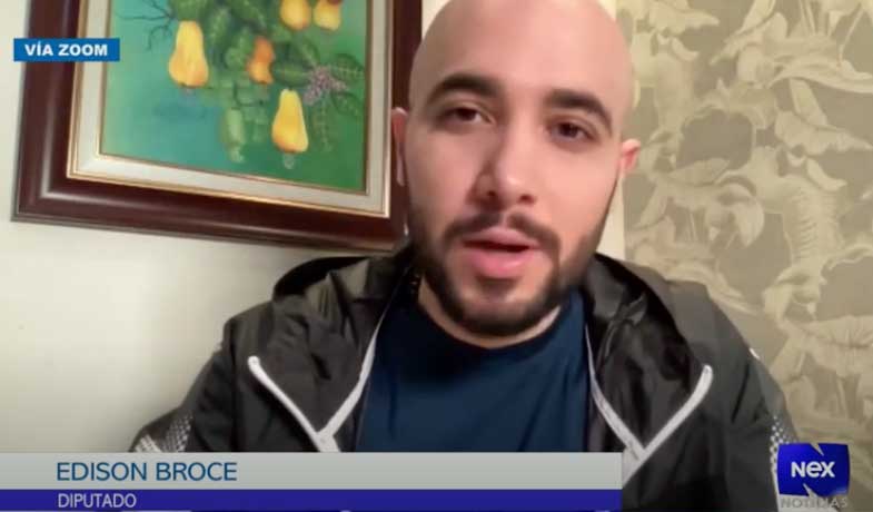 Diputado Edison Broce critica el informe del Contralor en la Asamblea ...