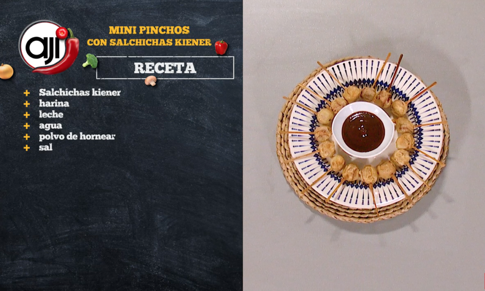 Mini pinchos con salchichas Kiener – NexPanama