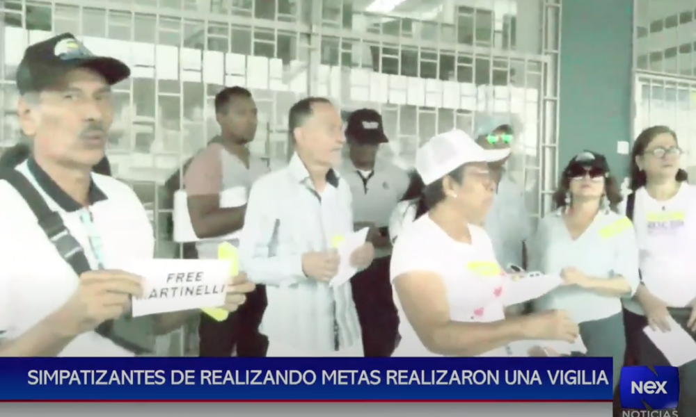 Simpatizantes de Realizando Metas realizaron una vigilia por Ricardo ...