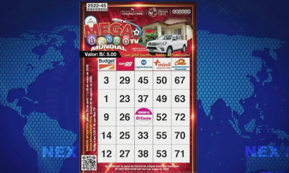 Prueba tu suerte con Mega Bingo Mundial Tv – NexPanama